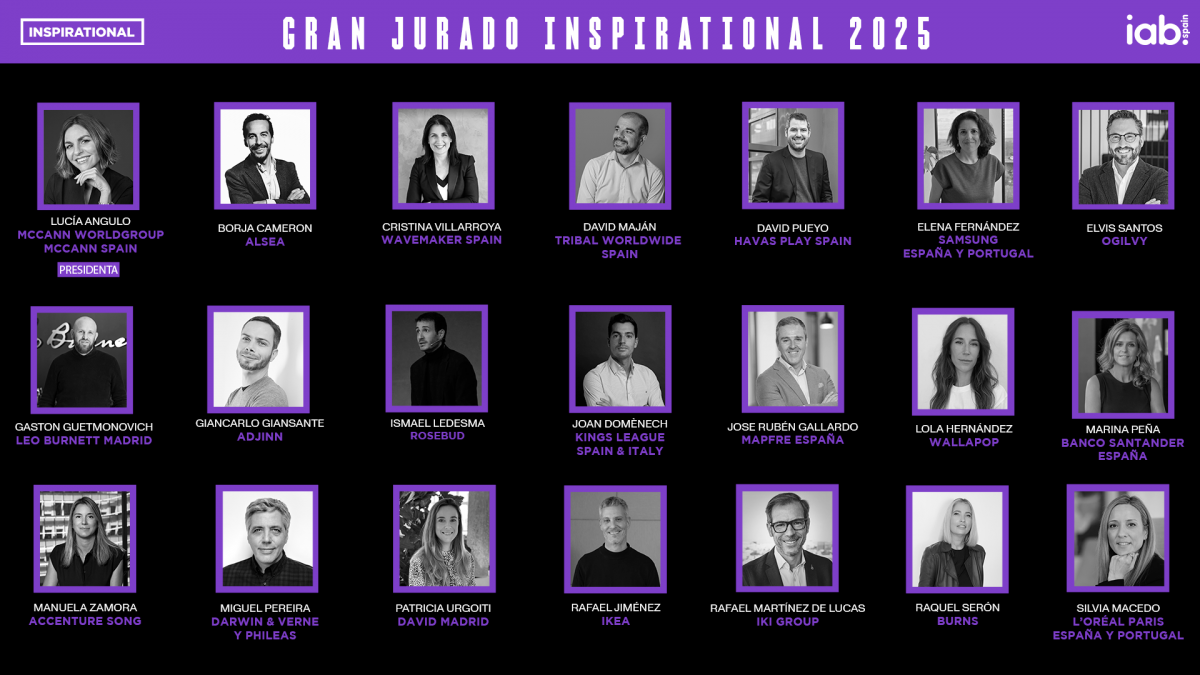 IAB Spain anuncia el Gran Jurado de los Premios Inspirational 2025 ...